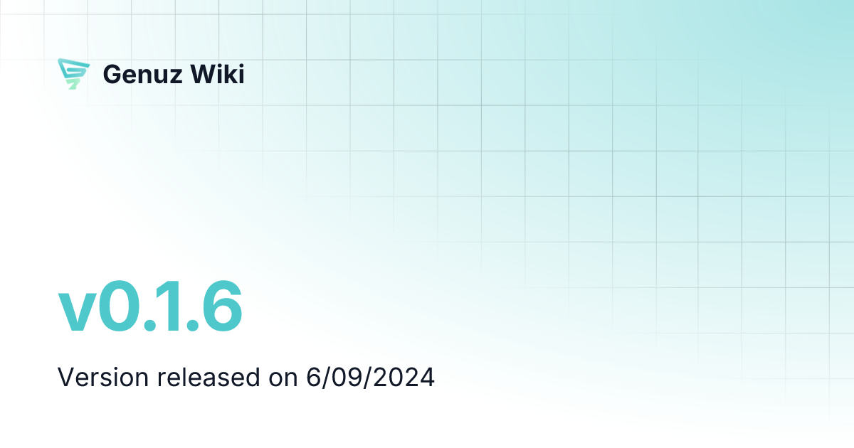 v0.1.6 | Genuz Wiki